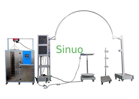 IEC 60598-1 IPX3~7 Waterproof Degree Test System Oscillating Tubes Test ...