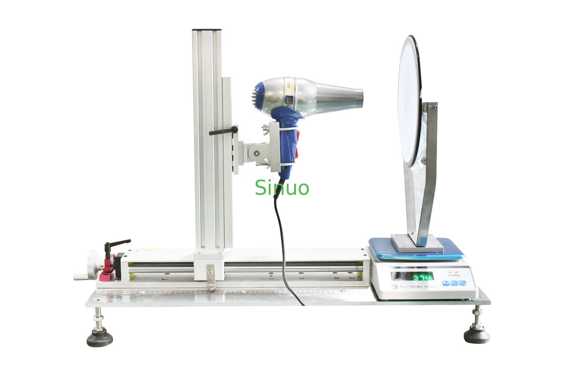 IEC 61855:2003 Precision Ball Screw Slide Hairdryer Drying Rate Test Set