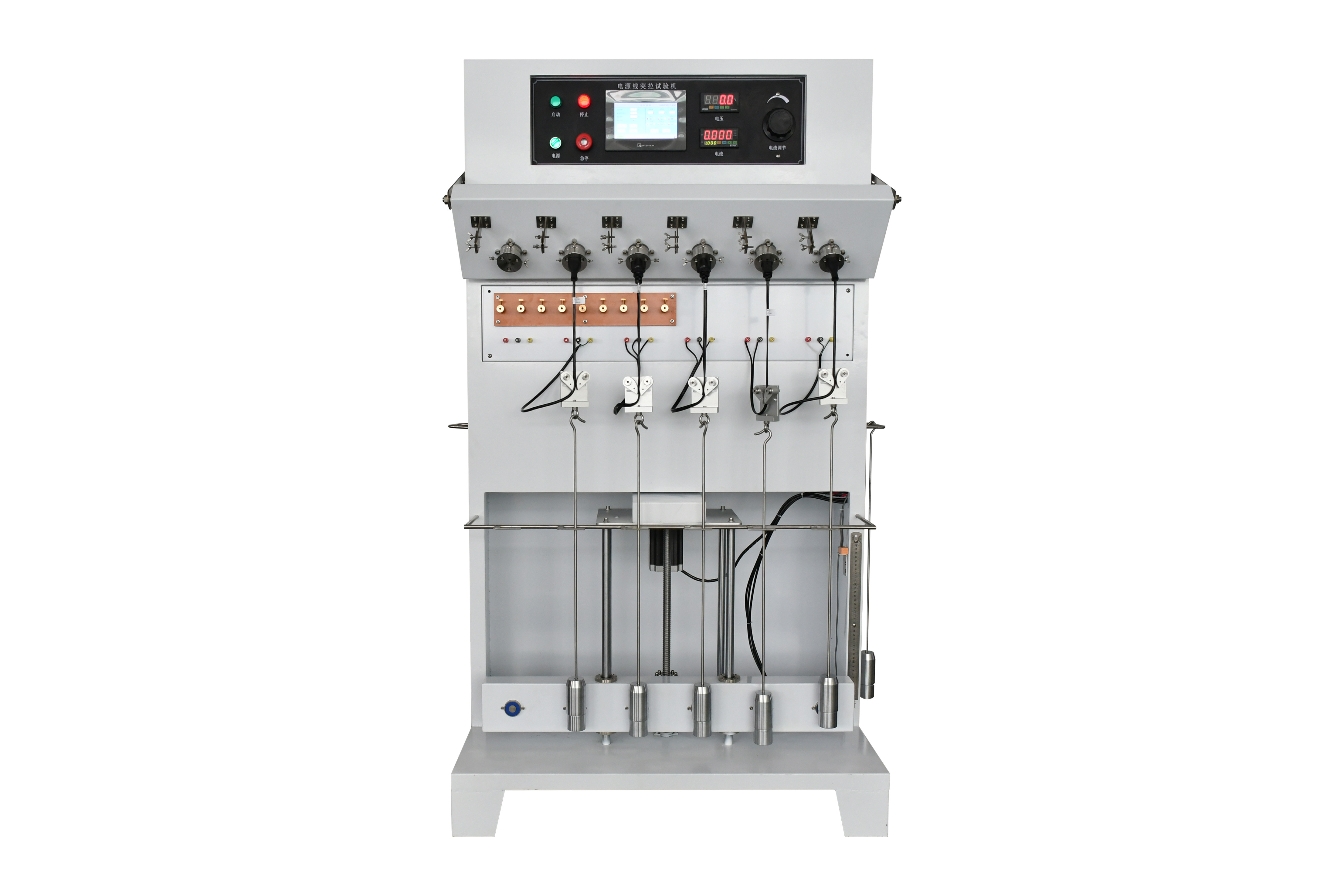 UL817-2021 Power Cord Abrupt Pull Test Apparatus 6 Stations PLC Control