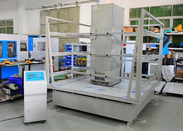 Transport Simulation Vibration Test Table Of Packaged Goods Transport ...