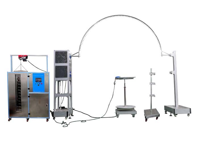 IEC 60598-1 IPX3~7 Waterproof Degree Test System Oscillating Tubes Test ...