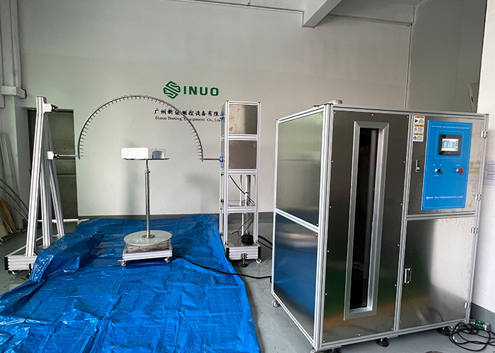 IEC 60529 IPX3 IPX4 Waterproof Test System Oscillating Tube Rain Test ...