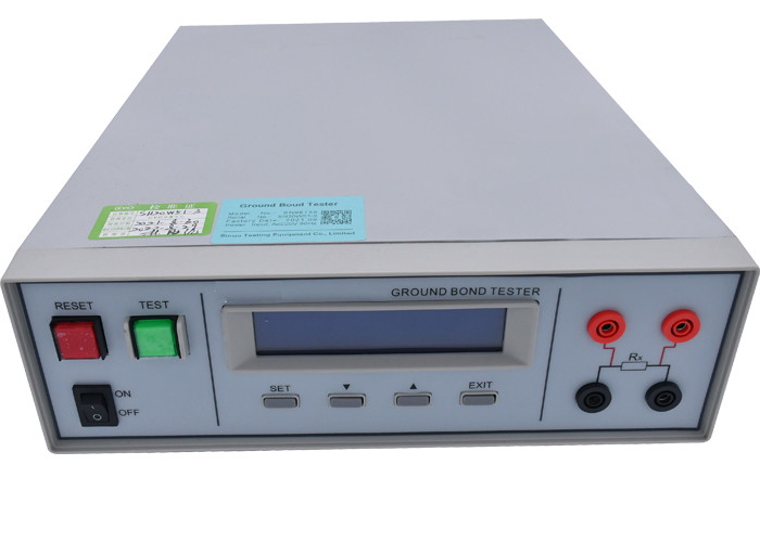 IEC60950 Household Electronic Ground Bond Test Equipment Fuse 2-500mΩ