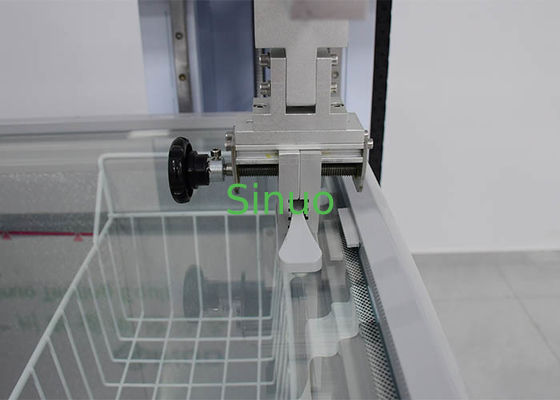 ISO23953 Glass Top Horizontal Chest Freezer Door Open / Close Test ...