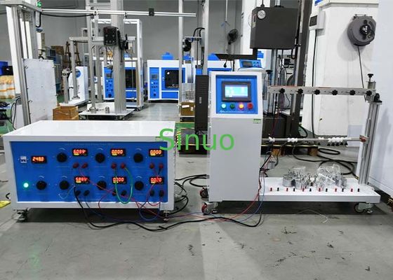 IEC 60884-1 Six Stations Power Cord Flexing Test Apparatus With 40A ...