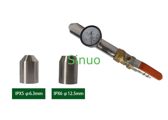 IPX5 IPX6 Hose Nozzles Water Stream Jet PLC Test System With Adjustable ...