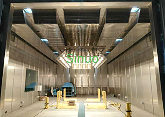 Automotive Sun Simulation System Halogen Lamp Room Walk In Evironmental ...