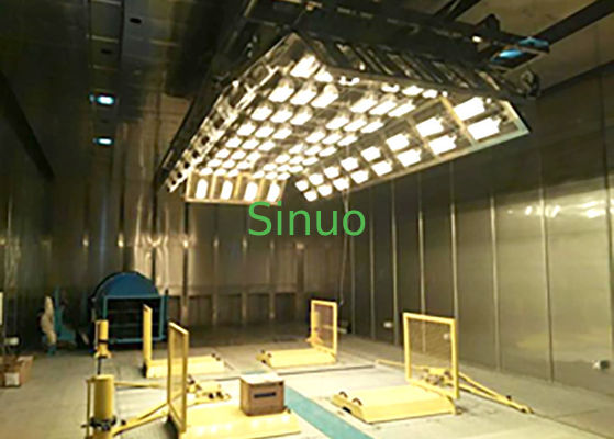 Automotive Sun Simulation System Halogen Lamp Room Walk In Evironmental ...