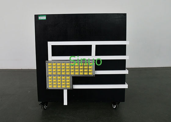 60 Measuring Points Test Corners 60cm Matt Black Painted Plywood