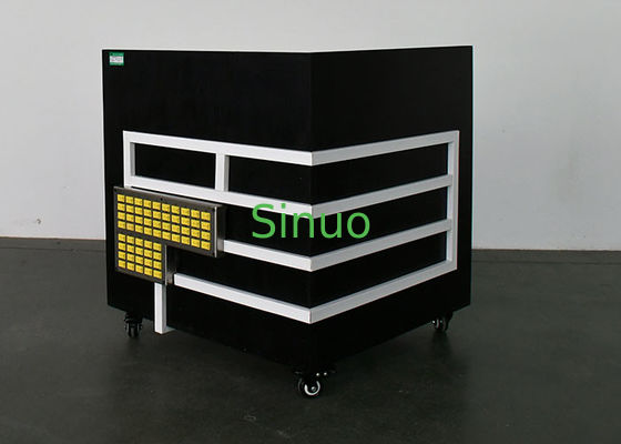 60 Measuring Points Test Corners 60cm Matt Black Painted Plywood