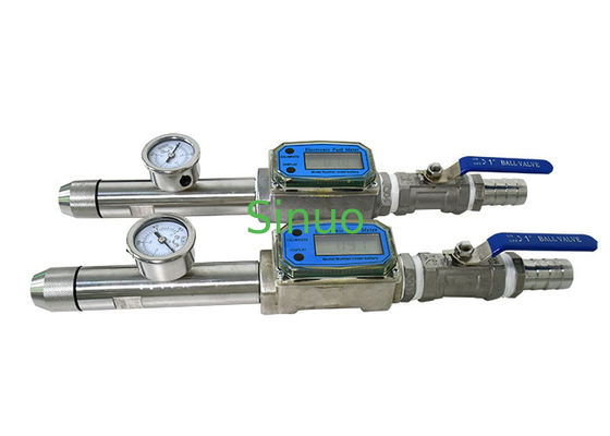 IEC 60529 IPX5 Spray Nozzle With Digital Flow Meter Ф6.3mm 12.5L/Min