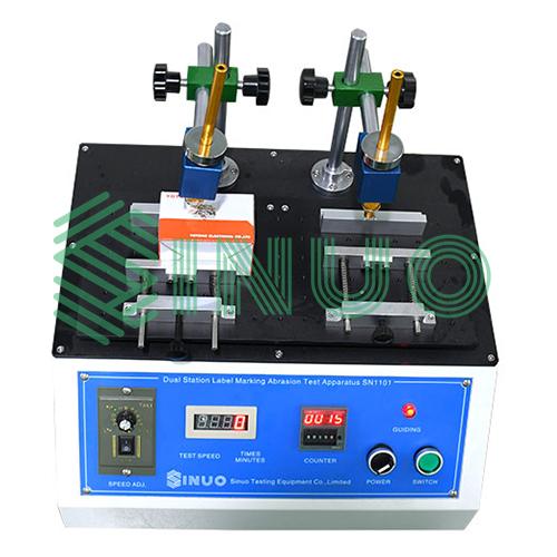 IEC 60335 Clause 7 Dual Station Label Marking Abrasion Test Apparatus