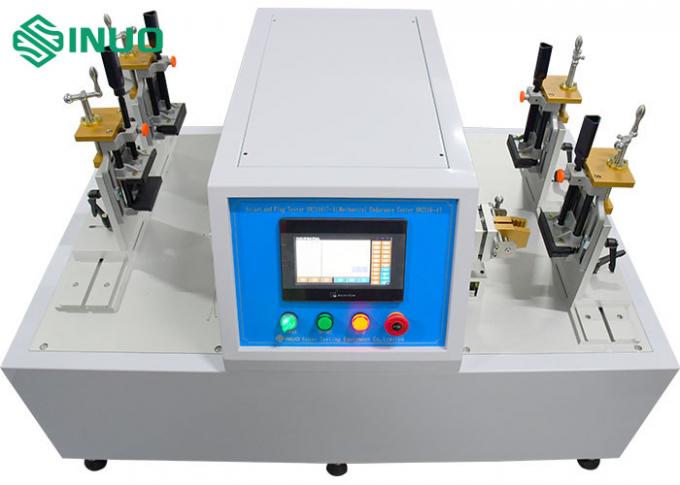 Socket And Plug Mechanical Endurance Tester Four Stations With PLC ...