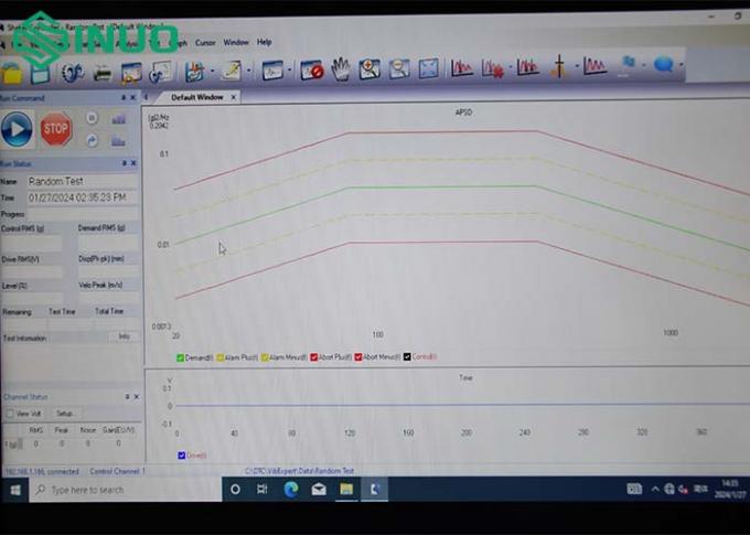 Characteristics of Cell Battery Vibration Test System