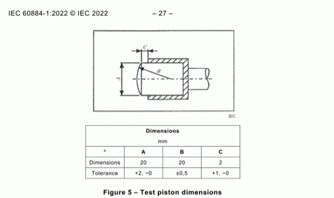 IEC 60320-1 Clause 8.8 Abrasion Resistance Test Machine Stickers Label ...