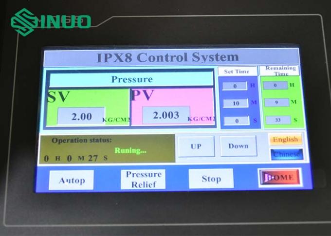 IEC 60529 IPX8 Continuous Immersion Test Chamber 350L High Pressure ...