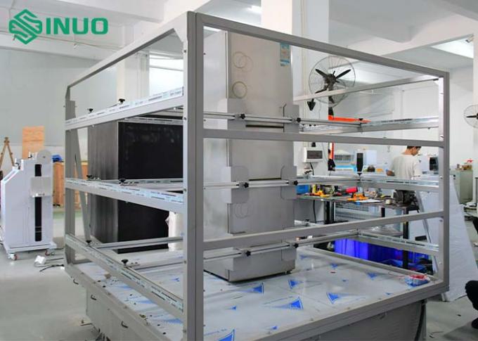 Transport Simulation Vibration Test Table Of Packaged Goods Transport ...