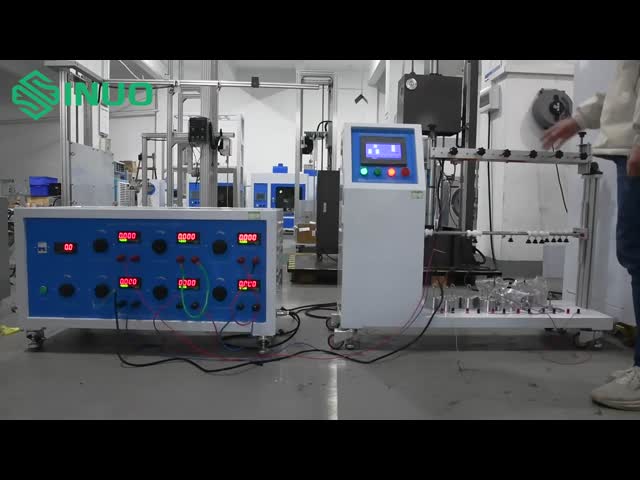 IEC 60884-1 Six Stations Power Cord Flexing Test Apparatus With 40A ...