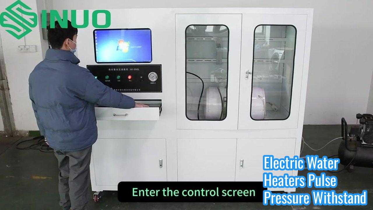 Electric Water Heaters Pulse Pressure Withstand Testing Machine
