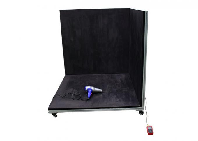 IEC 60335-1 Matt Black Painted Plywood Temperature Rise Test Corner