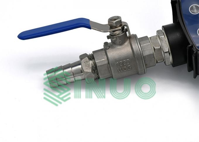 IEC 60529 Hand Held IPX3 And IPX4 Spray Nozzle With Digital Flowmeter